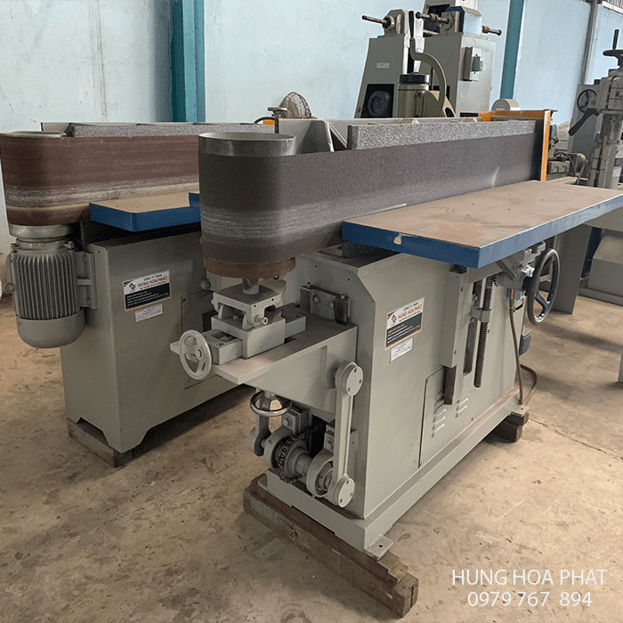 MÁY CHÀ NHÁM CẠNH 2 BÀN | Hùng Hòa Phát
